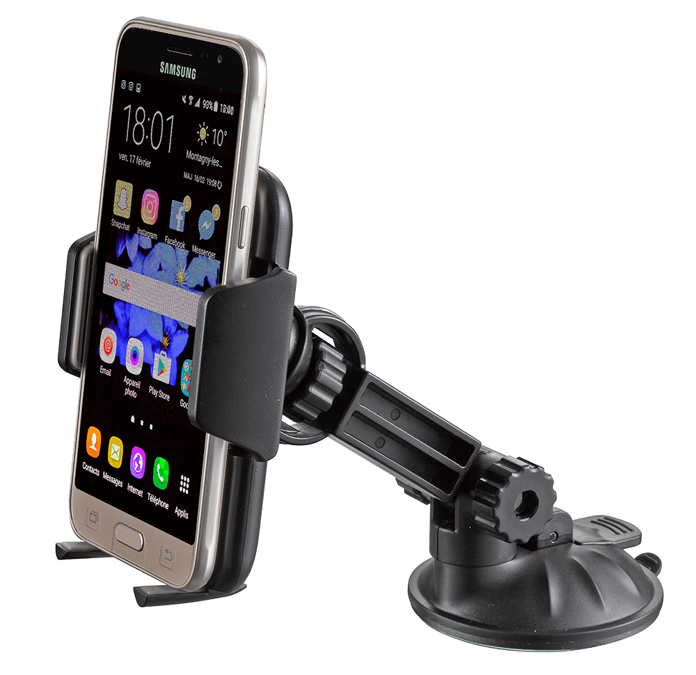 Support universel à ventouse noir - KeyOuest