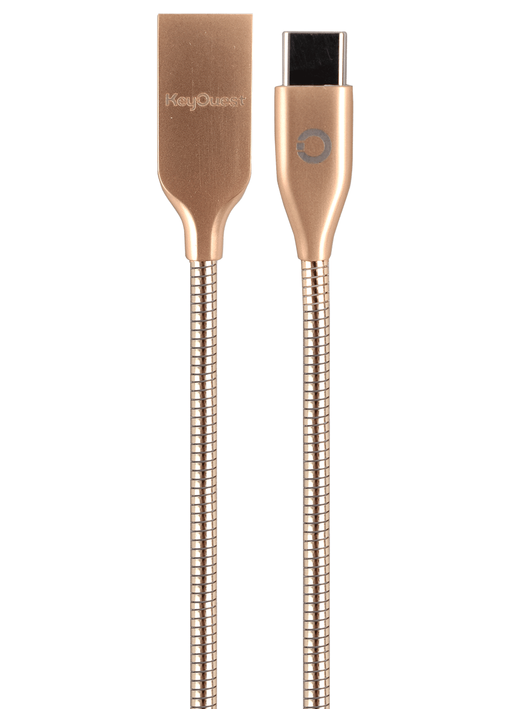 Câble USB-C en métal or 3A 1,20m KeyOuest - KeyOuest