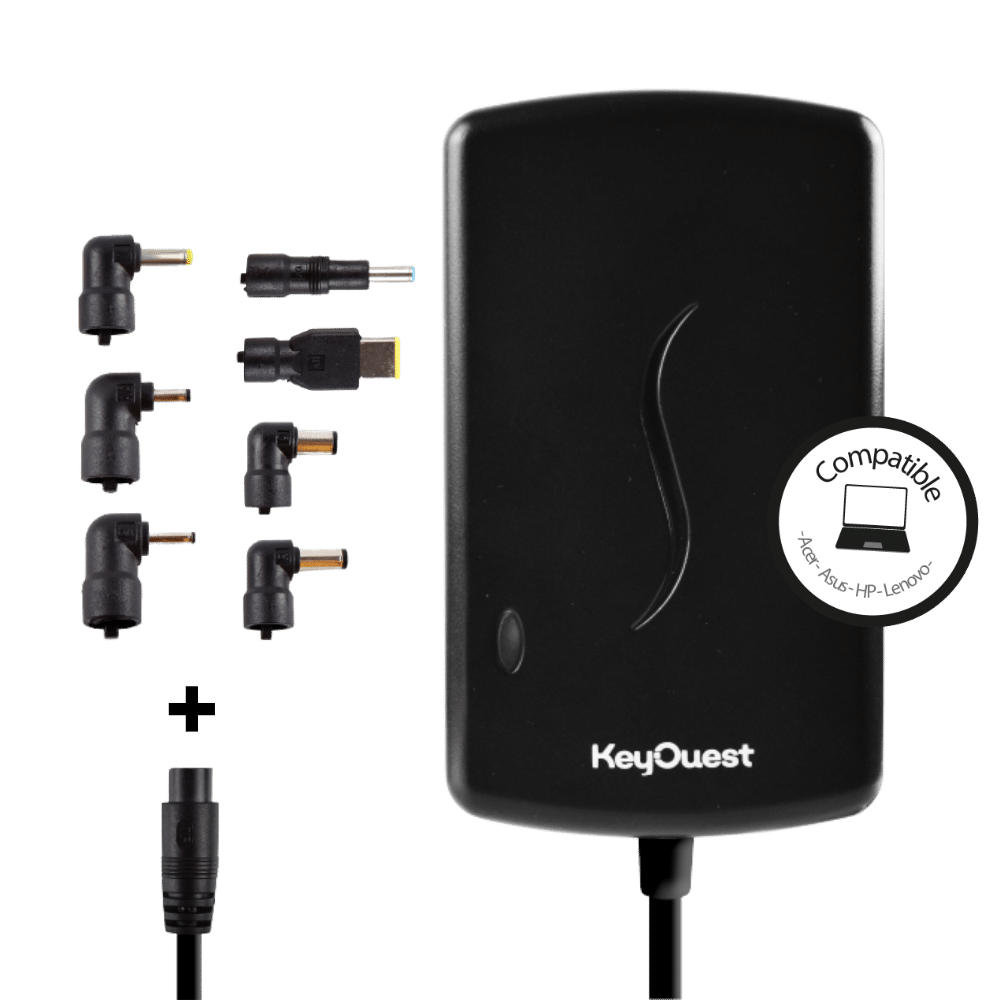 Chargeur de PC portable universel 45W - KeyOuest